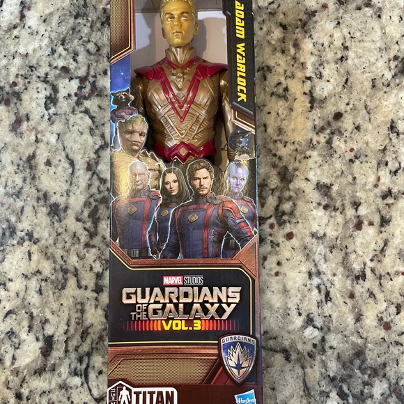Hasbro | Toys | Hasbro Marvel Adam Warlock Action Figure With Gold And ...